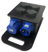 PCE IMST Distribution Box 32A 415V In, 6 x 16A Out (9030184K) - Distro ...